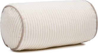 Gözze Kissenrolle - Ø 20 x L 40 cm - Weiß - mit Reißverschluss - Cordoptik