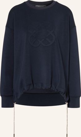 Elena Miro Elena Miro Sweatshirt Mit Schmucksteinen blau