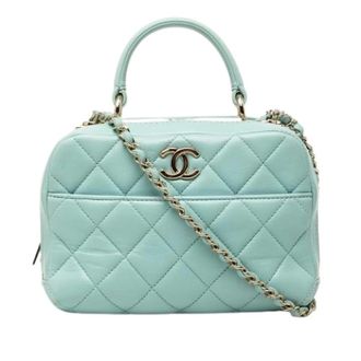 Chanel Sac bowling Trendy CC Pre-owned - Femme - Pre-owned - Bleu - Taille: ONE Size