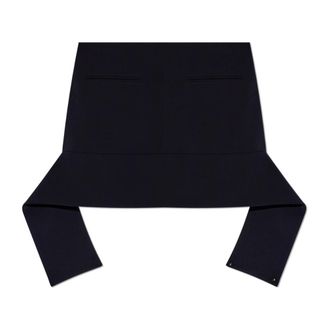 Courr&egrave;ges Reversed Belt Minirock - - Skirts - Damen - Blau - XS