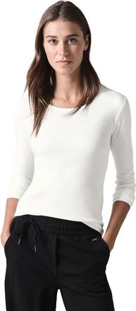 Cecil Damen B322077 Shirt Mit Rundhals, Vanilla White, XXL EU