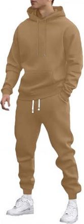 Generic Surv&ecirc;tement 2 pi&egrave;ces pour homme - Baggy - En coton - Chaud - Confortable - Sweat &agrave; capuche et pantalon de jogging - Tenue de loisirs - V&ecirc;tement de spo
