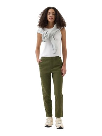 GAP Damen Downtown Khaki Hose, Army Jacket Green, 34 Zierlich