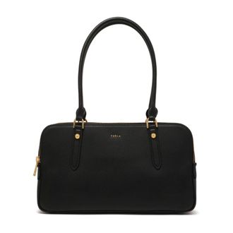 Furla Femme, Sacs, Noir, Taille: ONE Size Giulia Boston Bag M