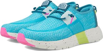 HeyDude Hey Dude Sirocco W Sport Stripe - Womens Shoes - Teal - Size EU 37