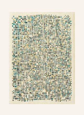 Louis De Poortere Louis De Poortere Teppich Gallery Cubik gruen