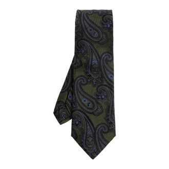Etro Paisley Seidenkrawatte - - Accessories - Herren - Gr&uuml;n - ONE SIZE