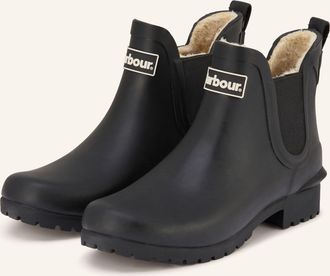 Barbour Chelsea-Boots Kirkton Welly schwarz