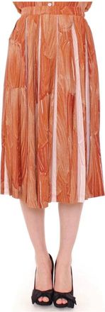 Licia Florio Damen, Röcke, Orange, MGröße