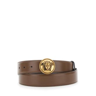 Versace Lederg&uuml;rtel 3-5 cm - - Accessories - Herren - Braun - 95 CM