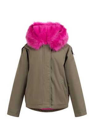 Mymo Winterjacke Damen Oliv Violett