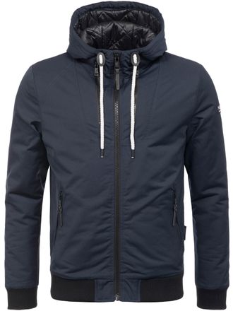 Navahoo Herren Jacke B623 - Stylische &Uuml;bergangsjacke mit Fleece-Taschen & Wasserabweisendem Material