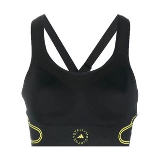 adidas by Stella McCartney TruePace High Support Sport-BH - - Sport - Damen - Schwarzk - 2XS