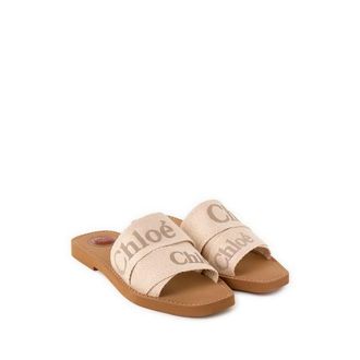 Chloé Woody Mules - Beige