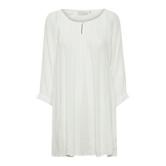 Kaffe Elegantes Tunika-Top in Kreide - - Blouses & Shirts - Damen - Wei&szlig; - XL
