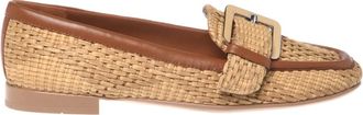 Baldinini Femme, Chaussures, Brun, Taille: 38 1/2 EU Raffia Loafer