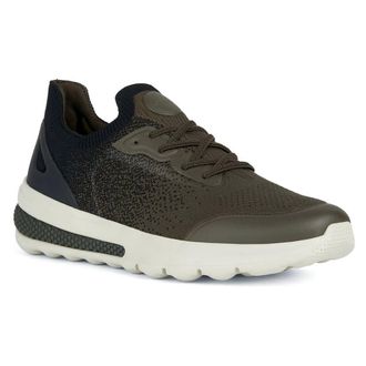 Geox Herren U SPHERICA ACTIF A Sneaker, Military/Black, 45 EU