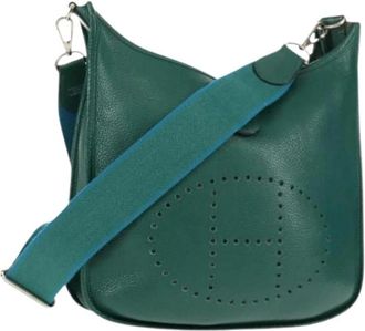 Herm&egrave;s Sac Bandouli&egrave;re Vintage Pre-owned - Femme - Pre-owned - Vert - Taille: ONE Size