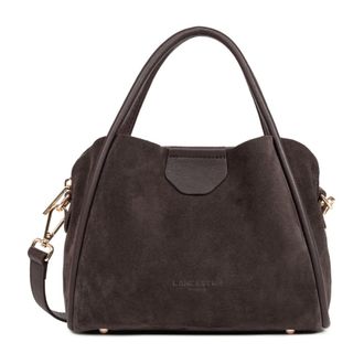 Lancaster Femme, Sacs, Brun, Taille: ONE Size Sac &agrave; main Suede Ida Petit Mod&egrave;le