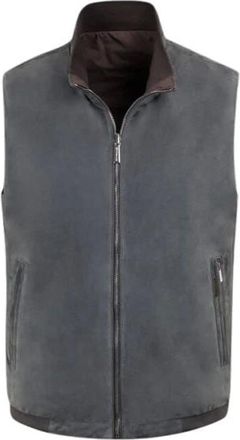 Moorer Homme, Vestes, Gris, Taille: XL Acqua Reversible Vest