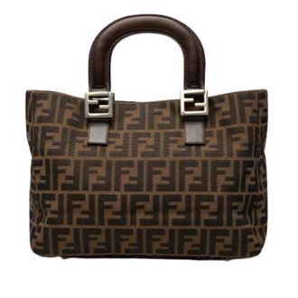 Fendi Pre-owned Canvas Tote Bag - - Pre-owned - Damen - Braun - ONE SIZE