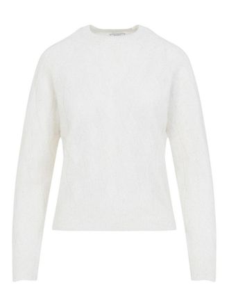 PESERICO Pull Col Rond - Blanc