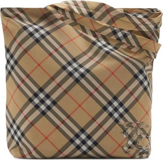 Burberry Check Tote Bag