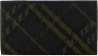 Burberry Kariertes Portemonnaie - Braun