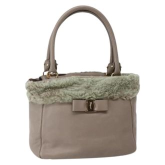 Ferragamo Pre-owned Leder Handtaschen - - Pre-owned - Damen - Beige - ONE SIZE