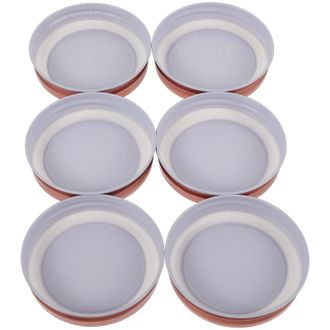 Hemobllo 12 St&uuml;ck Metall Einmachglasdeckel 70mm Weithals Auslaufsicher Luftdicht Wei&szlig;blech Ersatzdeckel f&uuml;r Einmachgl&auml;ser Zuhause und Lebensmittelaufbewahrung