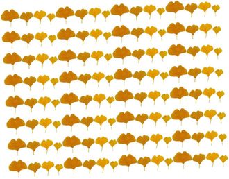 Angoily 108 Stück Teiliges Künstliches Ginkgoblatt Langlebigem Seidenstoff Realistische Herbstlaub-deko für Party Hochzeit Fotografie und Herbstliche Wohnzimm