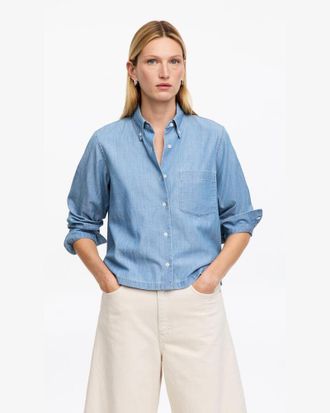 Arket Chambray-Hemd -Blau