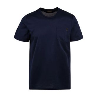 Moorer Bruzio-Jcl T-Shirt - - Tops - Herren - Blau - XL