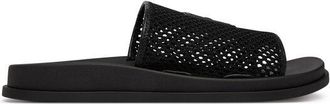 Calvin Klein Pantoletten Mesh Mule Slides HW0HW02889 Schwarz