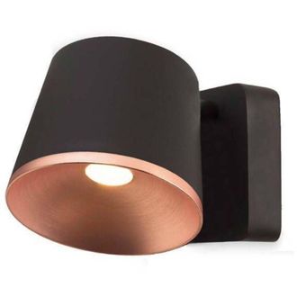 Leds - C4 Leds-C4 Drone - Integrierte LED Innenwand- / Deckenleuchte Braun, Kupfer