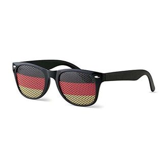 noTrash2003 WM Lunettes de soleil Article de fan Lunettes de football Drapeau pays Différentes versions (Allemagne)