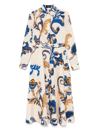 Etro robe-chemise à imprimé cachemire - Tons neutres
