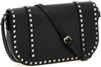 Valentino Garavani Rockstud Shoulder Bag - Black
