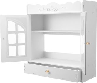 DOITOOL Wandschrank Badezimmer ohne Bohren Gro&szlig;er Stauraum H&auml;ngeschrank Organizer Modernes Design Hygienische Aufbewahrung f&uuml;r Kosmetik und Sanit&auml;rprodukte