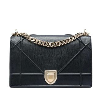 Dior Sac port&eacute; &eacute;paule Diorama Pre-owned - Femme - Pre-owned - Noir - Taille: ONE Size