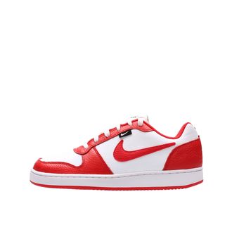Nike Nike Ebernon Low Prem, Herren Basketballschuhe, Wei&szlig; (White/Univ Red/Black 101), 44 EU