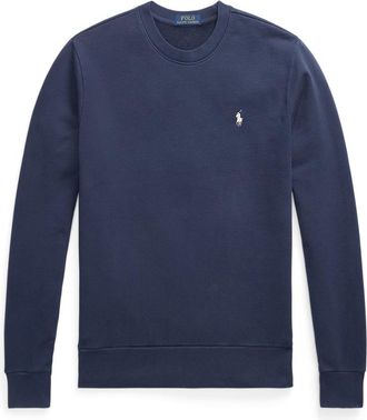 Ralph Lauren Unifarbenes Sweatshirt mit Poloreiter-Stickerei in
