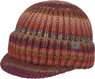 Lierys Viliona Strick-Schirmm&uuml;tze 50% Schurwolle Damen Made in Germany Winter Bordeaux One Size