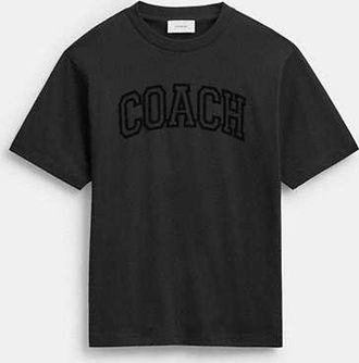 Coach Tonal T-Shirt f&uuml;r M&auml;nner in Schwarz, Gr&ouml;&szlig;e Mittel | Baumwolle