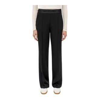 Cambio Weite Hose mit elastischem Bund - - Trousers - Damen - Schwarzk - M