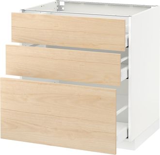 IKEA METOD / MAXIMERA Unterschrank mit 3 Schubladen