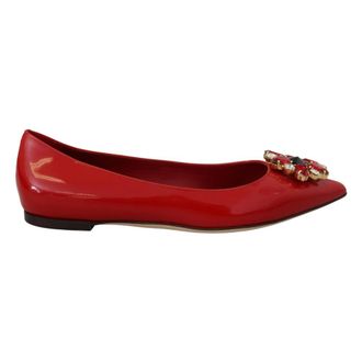 Dolce & Gabbana Loafers Flats - - Shoes - Damen - Rot - 36 1/2 EU