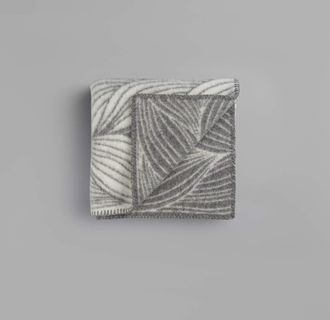 Roros Tweed R&oslash;ros Tweed NATURPLEDD FLETTE Mini Pledd/Wolldecke, grau, aus 100 % norwegischer Lammwolle