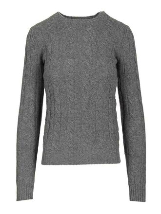 Polo Ralph Lauren Pull Col Rond - Gris