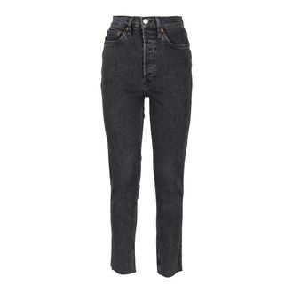 Re/Done Retro High Rise Skinny Jeans - - Jeans - Damen - Schwarzk - W29